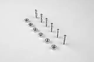 Vis corps de pompe + écrous PPE Fonte 3000 tr/mn 3 à 5,5 CV (x6 ...