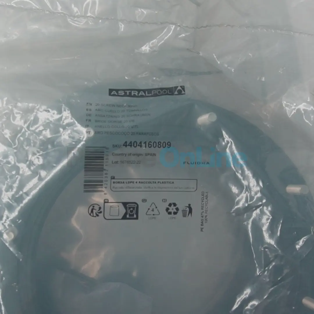 Bride de Couvercle diametres 266/196 entraxe 63/88 + Joint + Vis ...