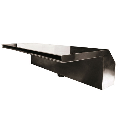 Cascades encastrables en inox Maui