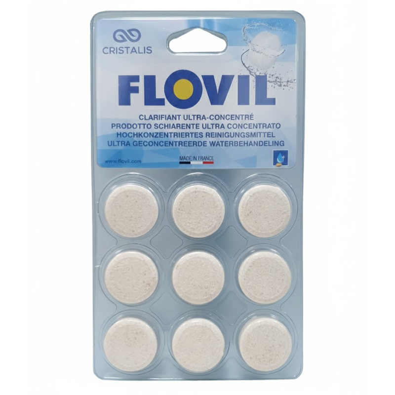 CRISTALIS FLOVIL, clarifiant ultra-concentré en pastilles