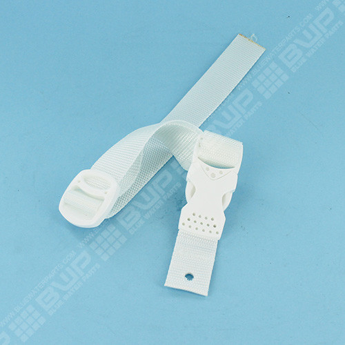 Boucle + sangle de sécurité plastique BLANC (ECA INTERPOOL)