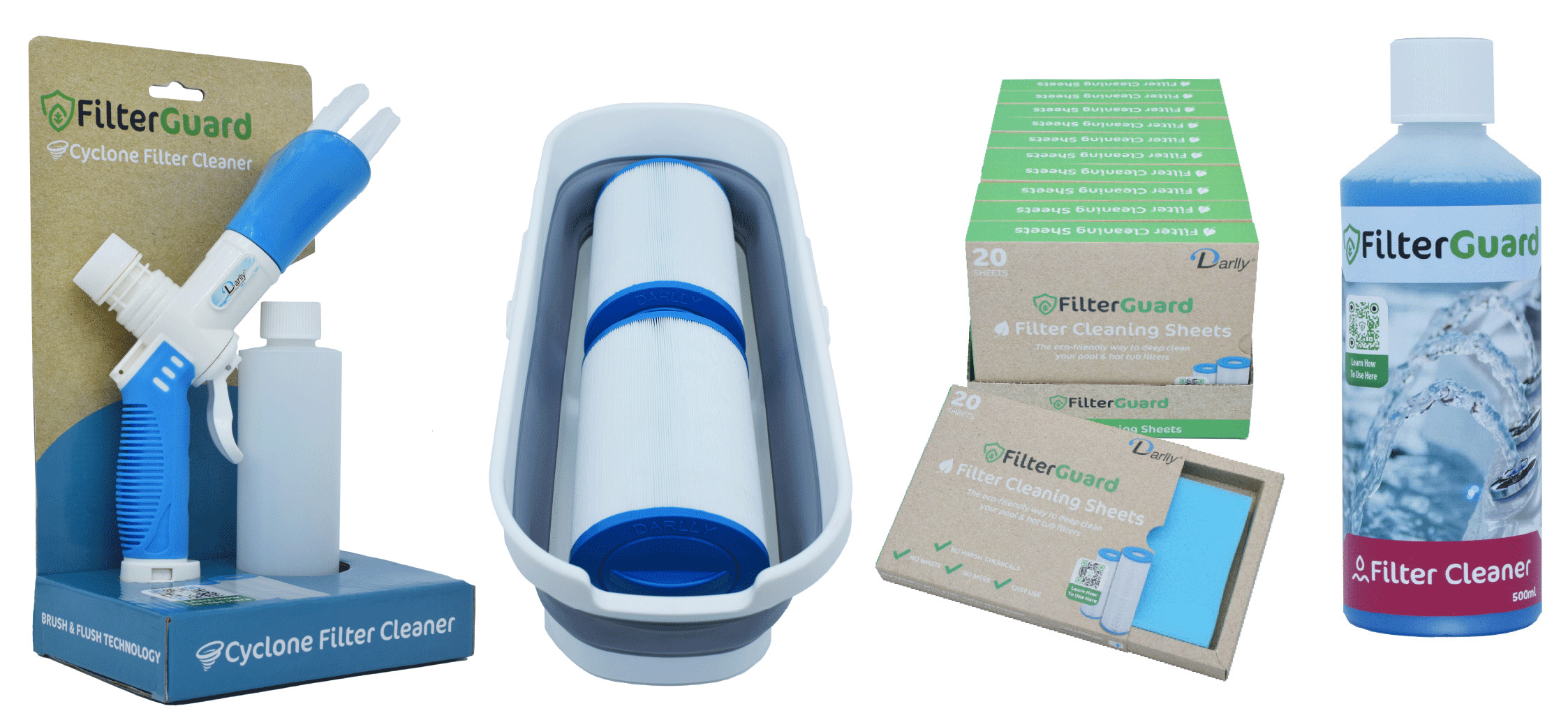 Kit FitlerGuard de nettoyage de cartouche (brosse cyclone avec ...