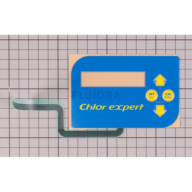 Sticker panneau de contrôle Chlor Expert (ZODIAC) (ZODIAC)